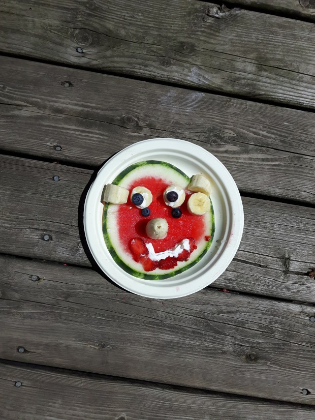Watermelon Happy Faces – But First We Craft