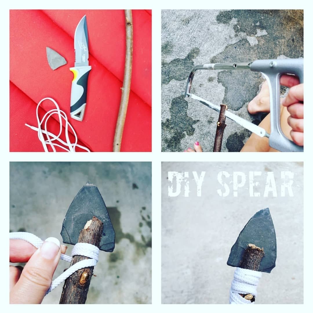 Stick and Stone Spear (2 Methods) – But First We Craft