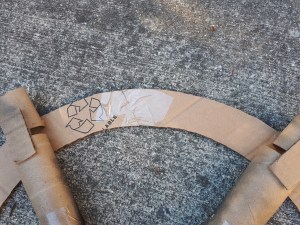 DIY Cardboard Ship’s Wheel – But First We Craft