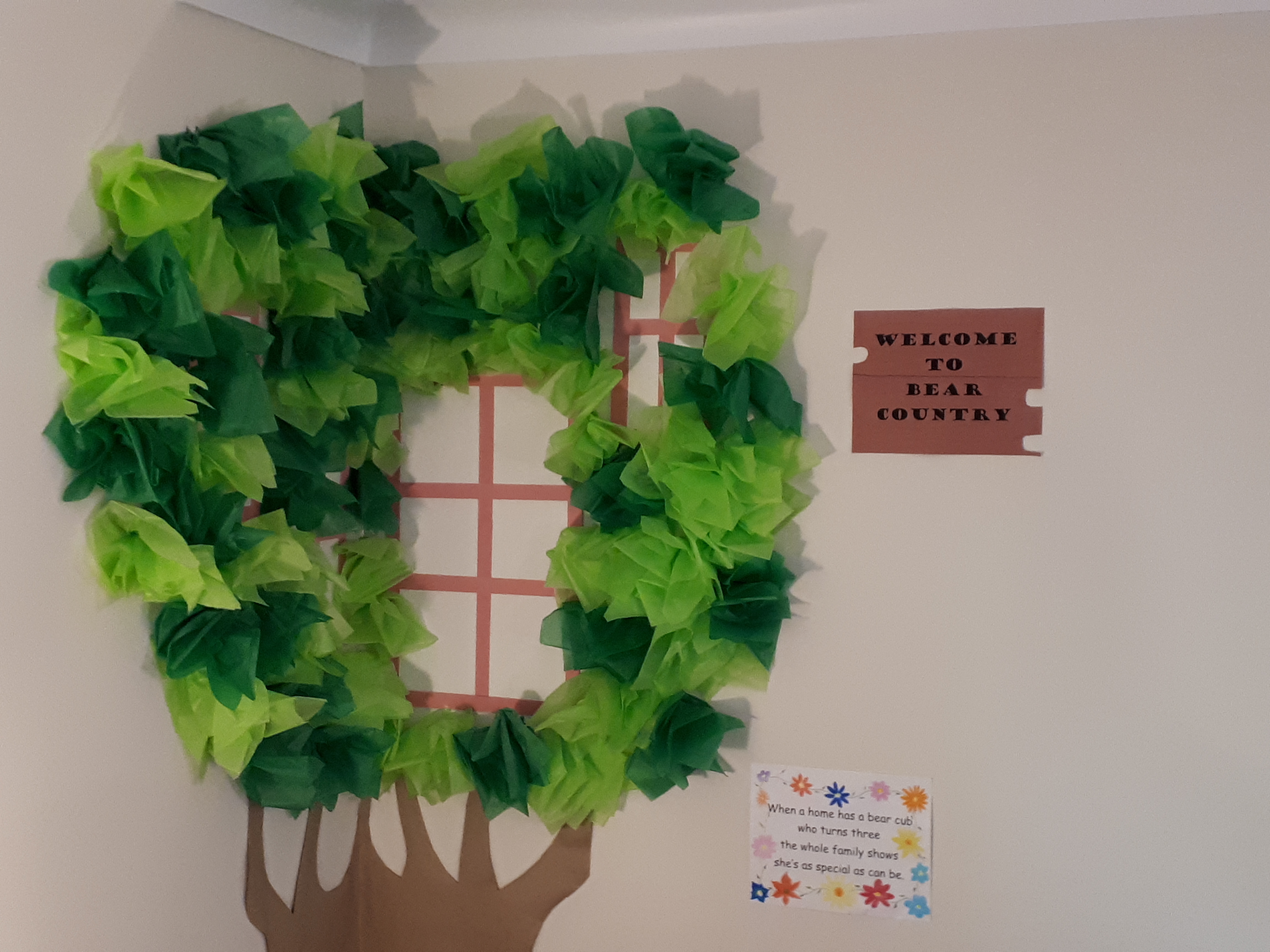 Tissue Paper Treehouse – But First We Craft