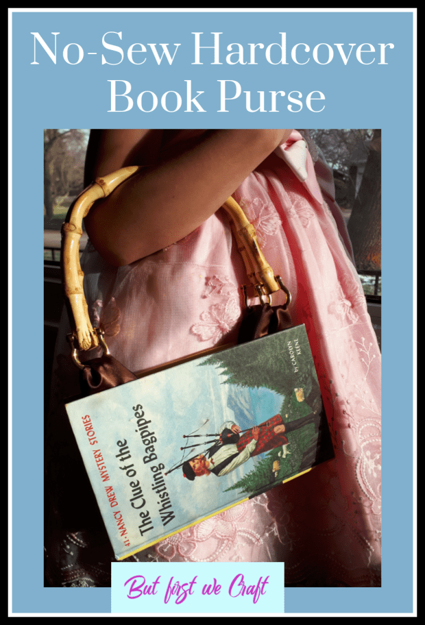 No-Sew Hardcover Book Purse – But First We Craft