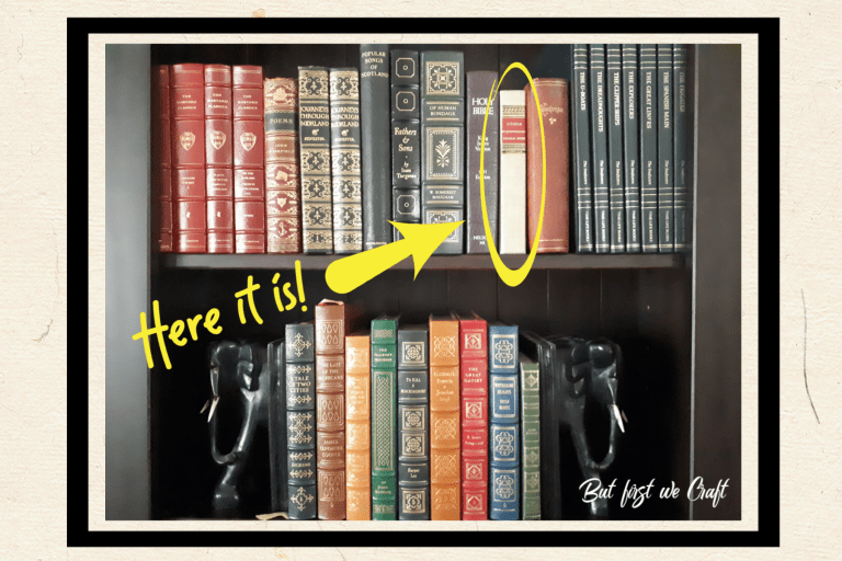 DIY Book with a Secret Compartment – But First We Craft