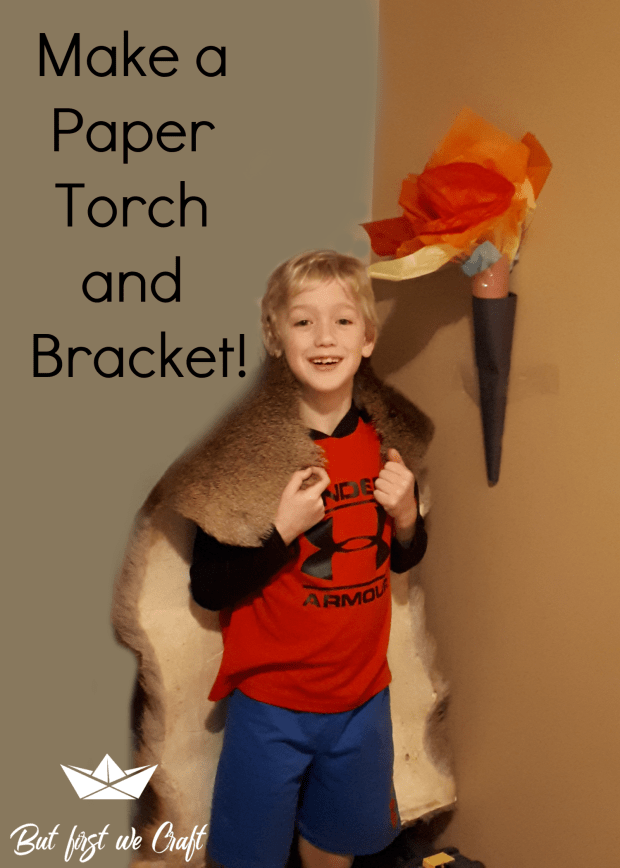 How to Make a Paper Torch – But First We Craft
