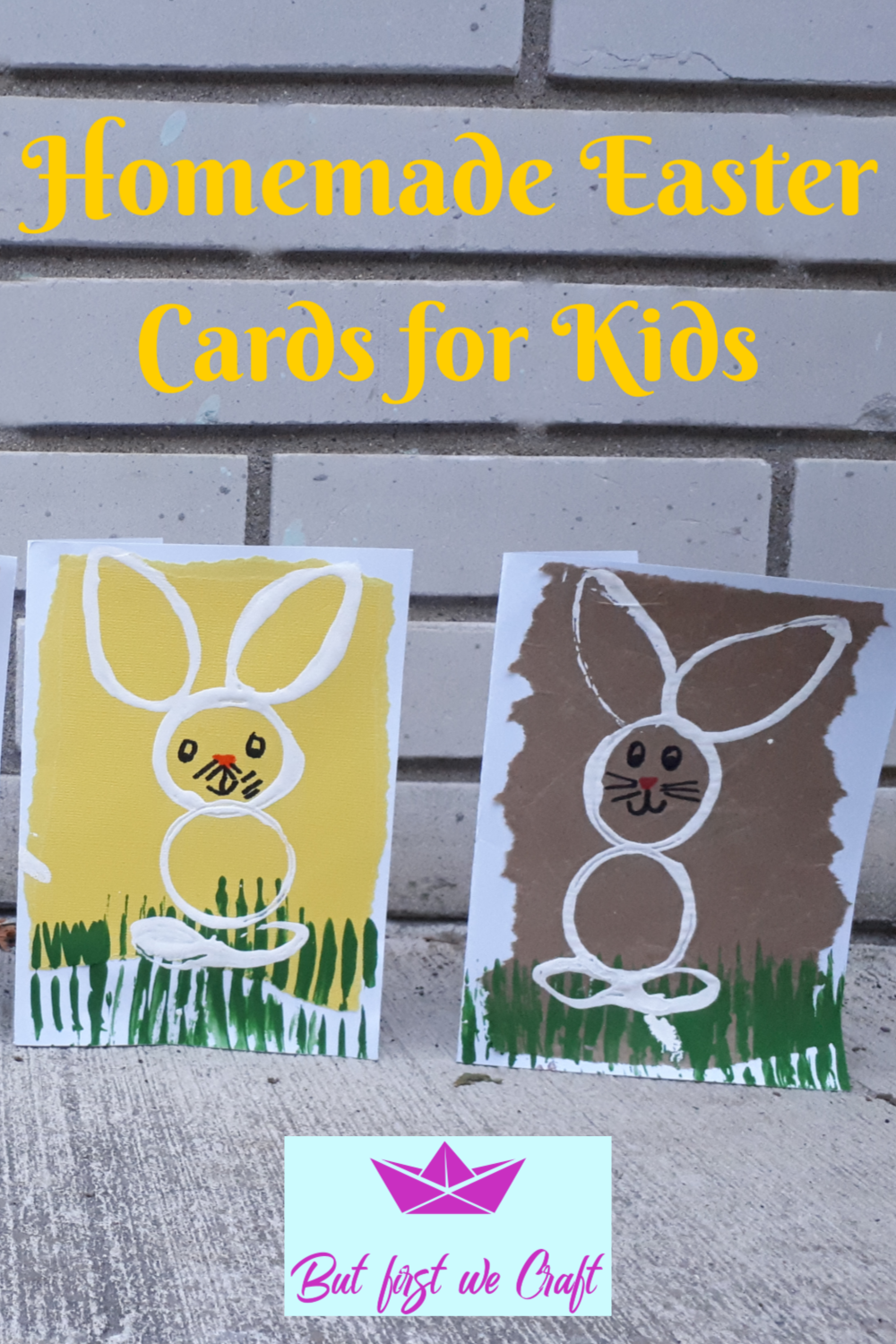 Homemade Easter Card for Kids! – But First We Craft