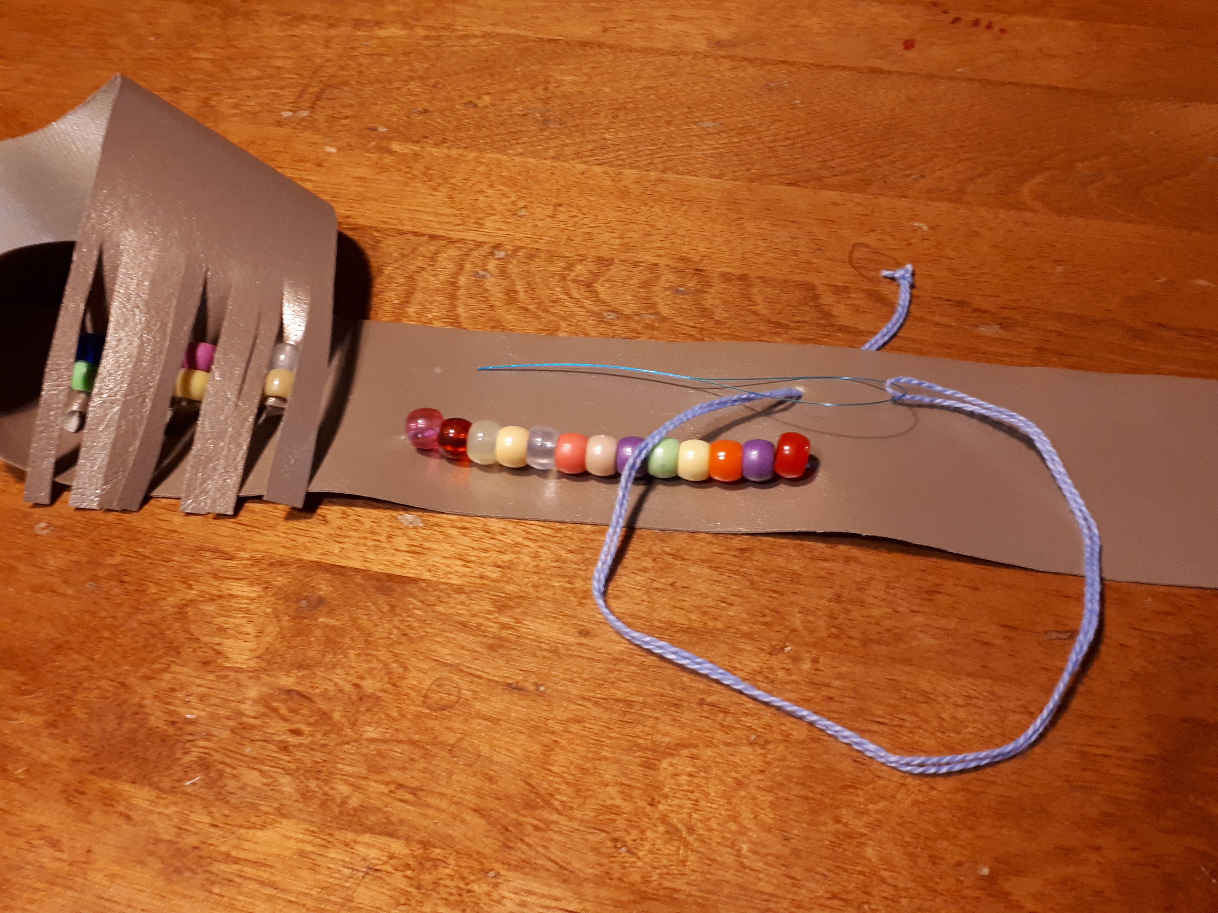 Native Headband, Belt and Tumpline Craft – But First We Craft