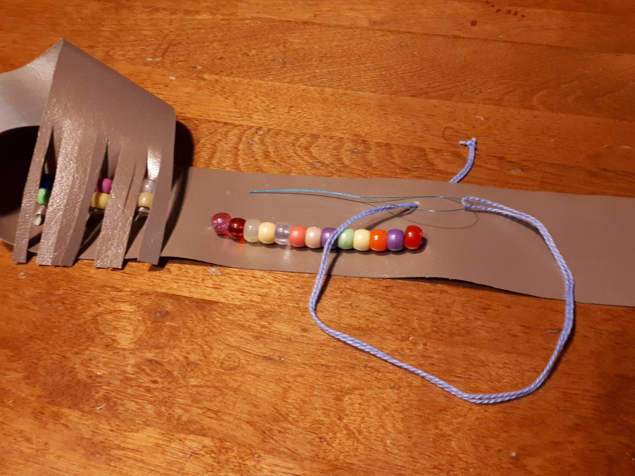 Native Headband, Belt and Tumpline Craft – But First We Craft