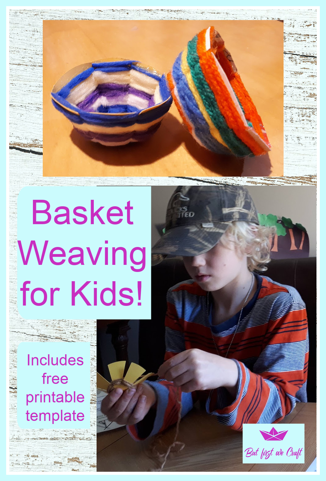Mini Basket Weaving – But First We Craft