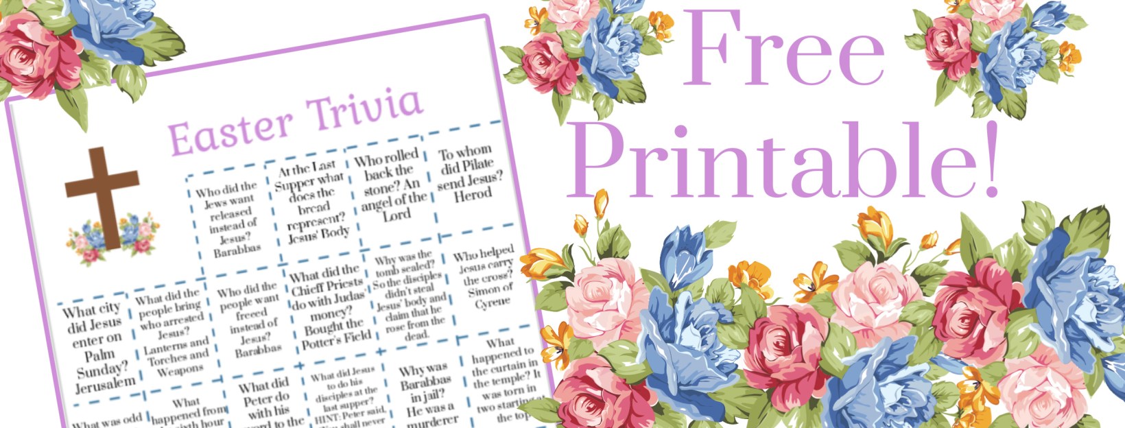 Free Printable Easter Trivia – But First We Craft