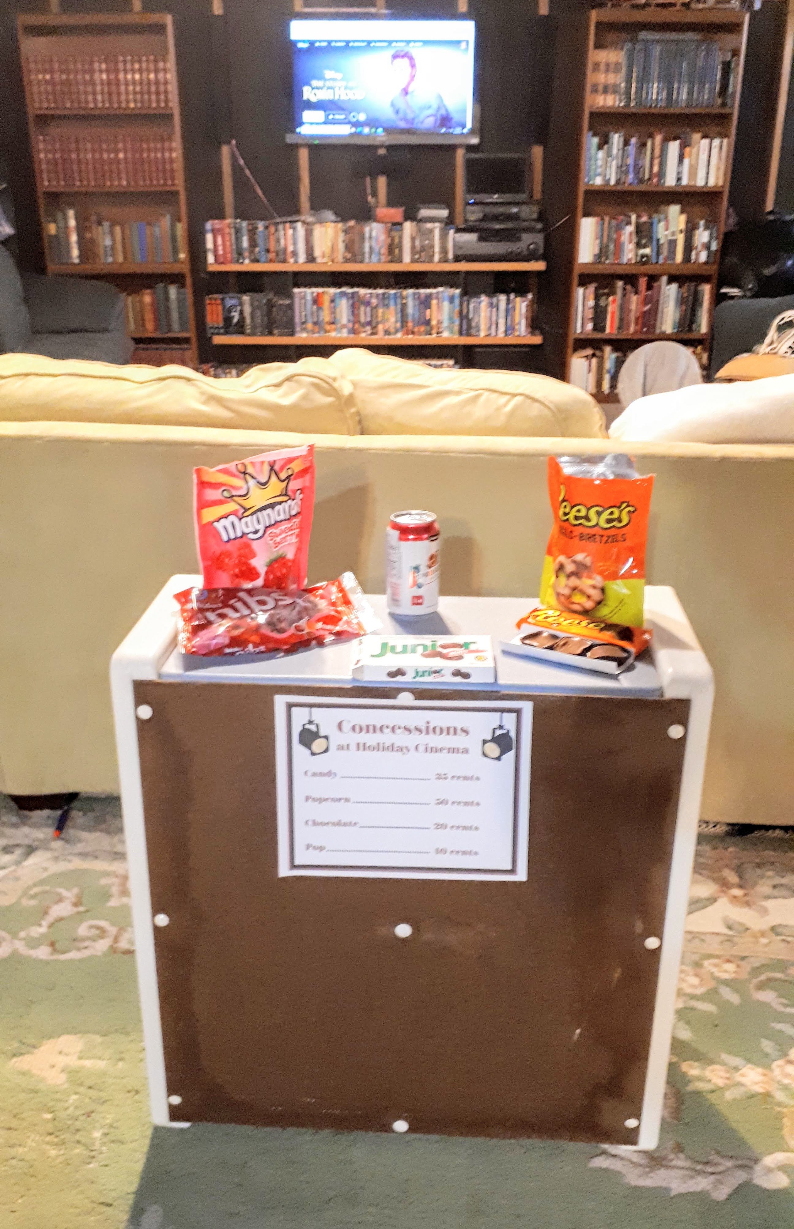 Movie Theatre at Home – But First We Craft